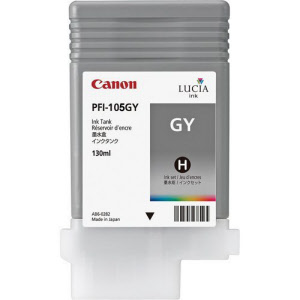 Canon Ink Tank - PFI-105GY - iPF6300 6350 - 130ml - GRAY | West Allis ...